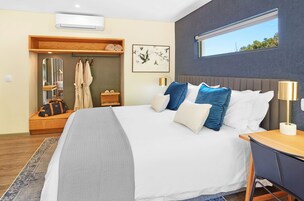 Quarto Exclusivo, terraço, vista para a montanha | Lençóis de algodão egípcio, roupa de alta qualidade, edredões de penas 