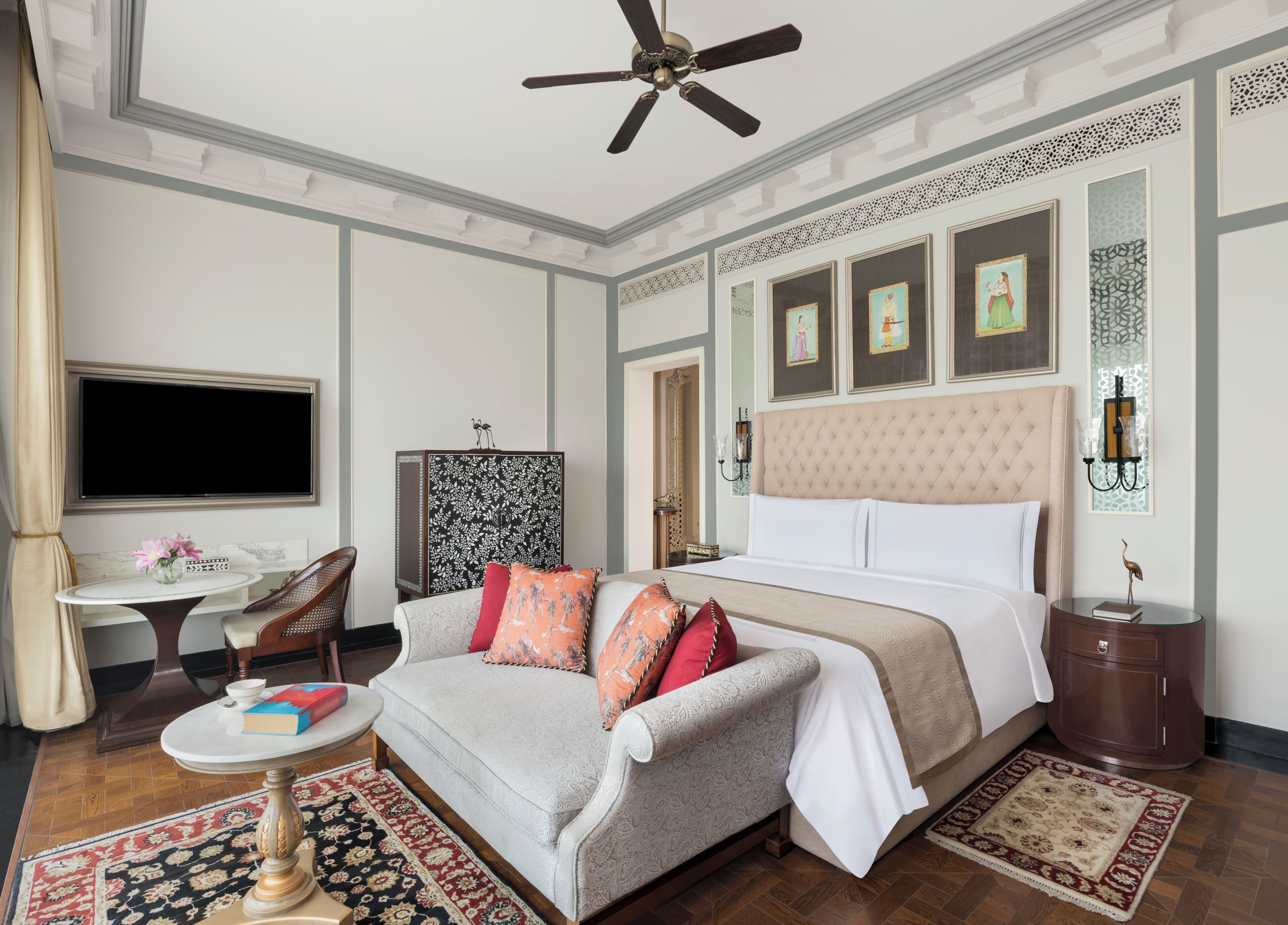 Quarto Signature, 1 cama king-size, varanda (Flamingo) | Lençóis de algodão egípcio, roupa de alta qualidade, minibar 