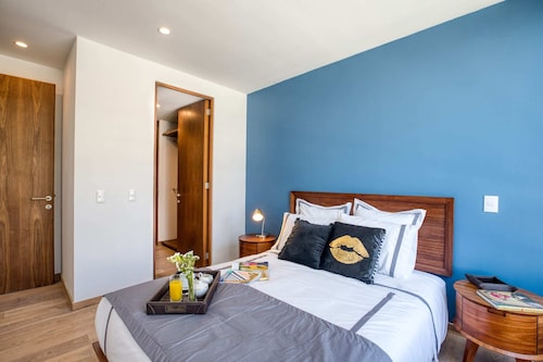 Unique Apt | Pool+gym+elegant Lounge+cool Rooftop - México