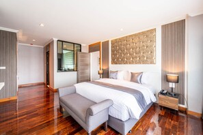Quarto executivo | Roupas de cama premium
