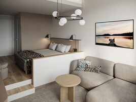 WOW Double/Twinroom (Lofts) | Cofres nos quartos, espaço de trabalho para notebook