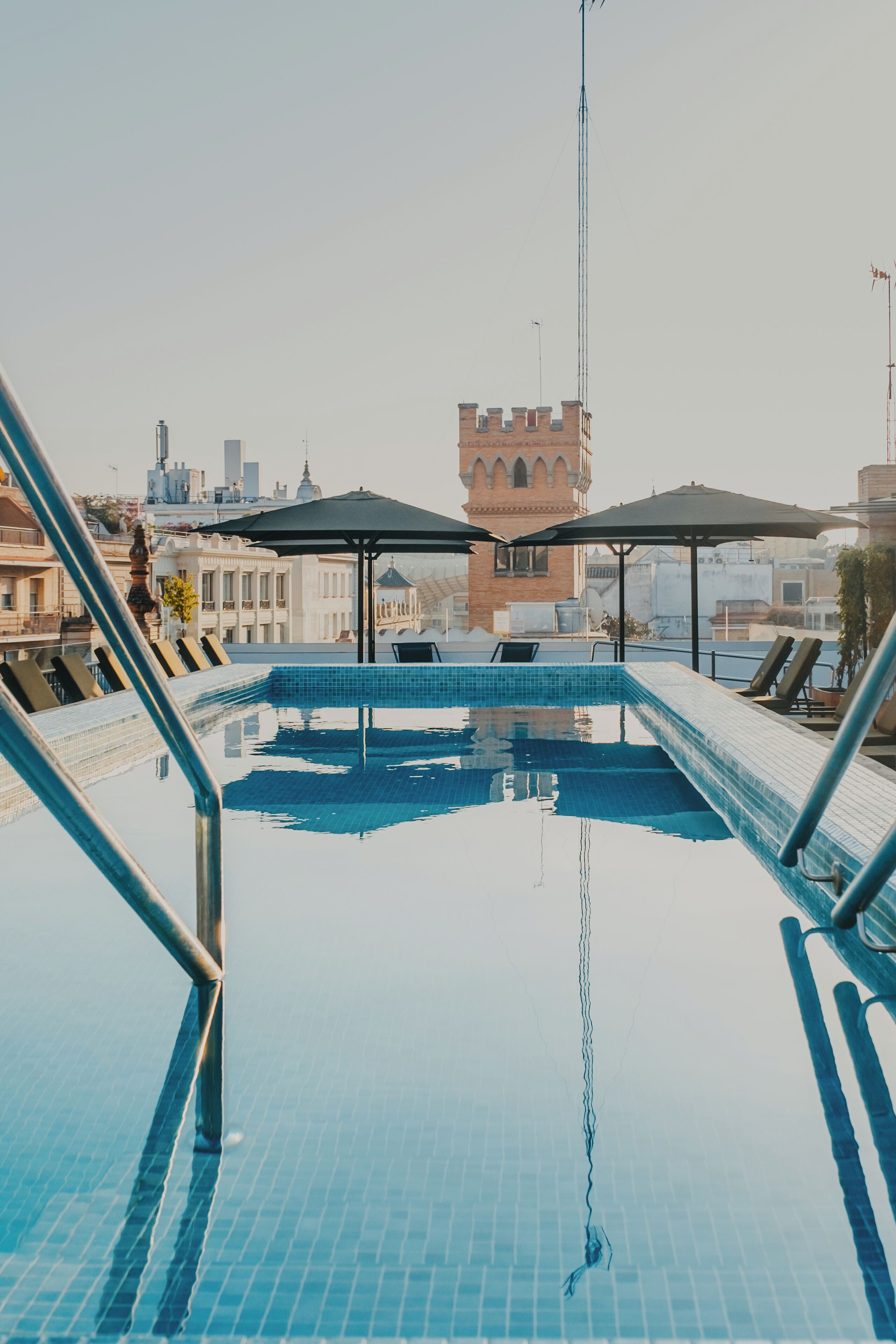 Piscina externa sazonal