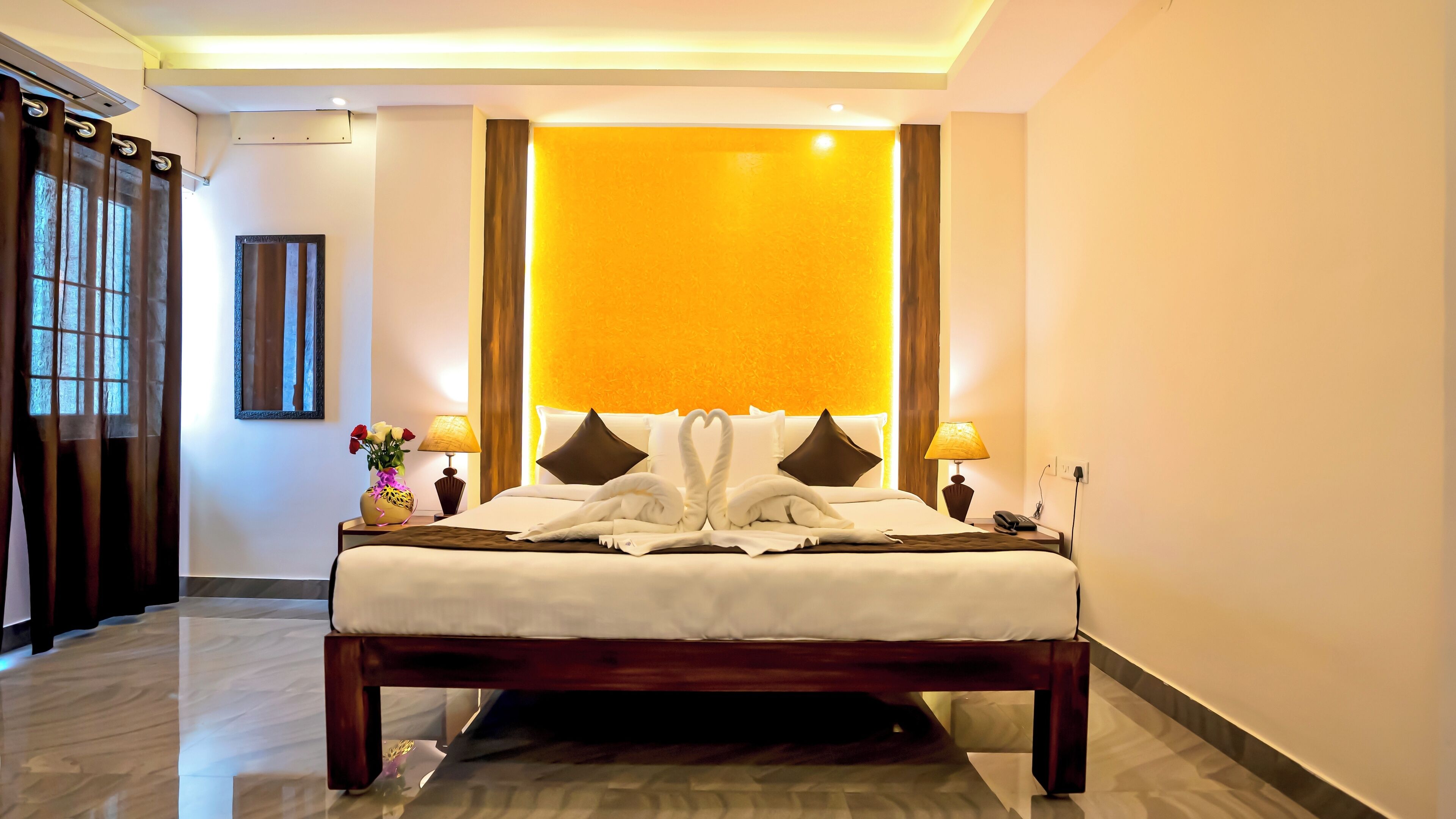 Quarto casal premium | Espaço de trabalho para notebook, camas extras/dobráveis (sobretaxa)