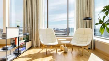 Suíte presidencial (View) | 1 quarto, frigobar, cofres nos quartos, escrivaninha