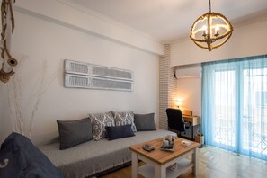 Apartamento romântico | Sala de estar | Smart TV, Netflix, serviços de streaming