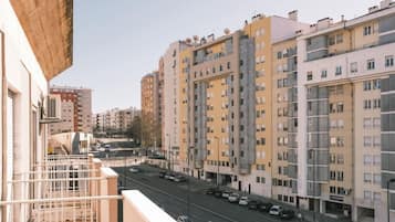 Vista para a cidade desde o alojamento