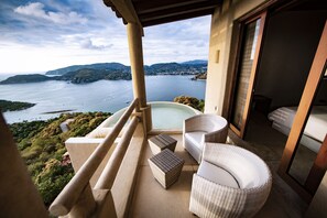 Penthouse, 3 quartos, piscina privativa, vista para o oceano | Vista do quarto