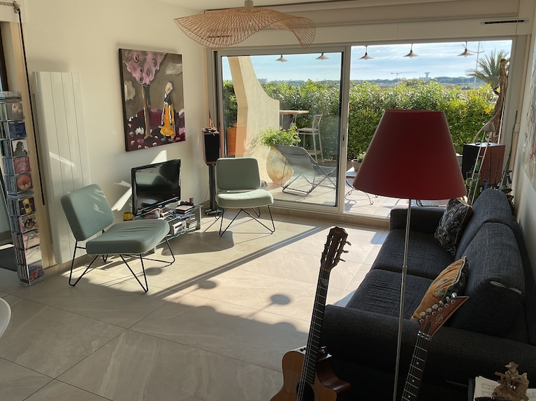 Appartement Luxueux, Vue Mer à 180 Degrés, Sans Vis à Vis, Calme, 2 Terrasses - Port Camargue