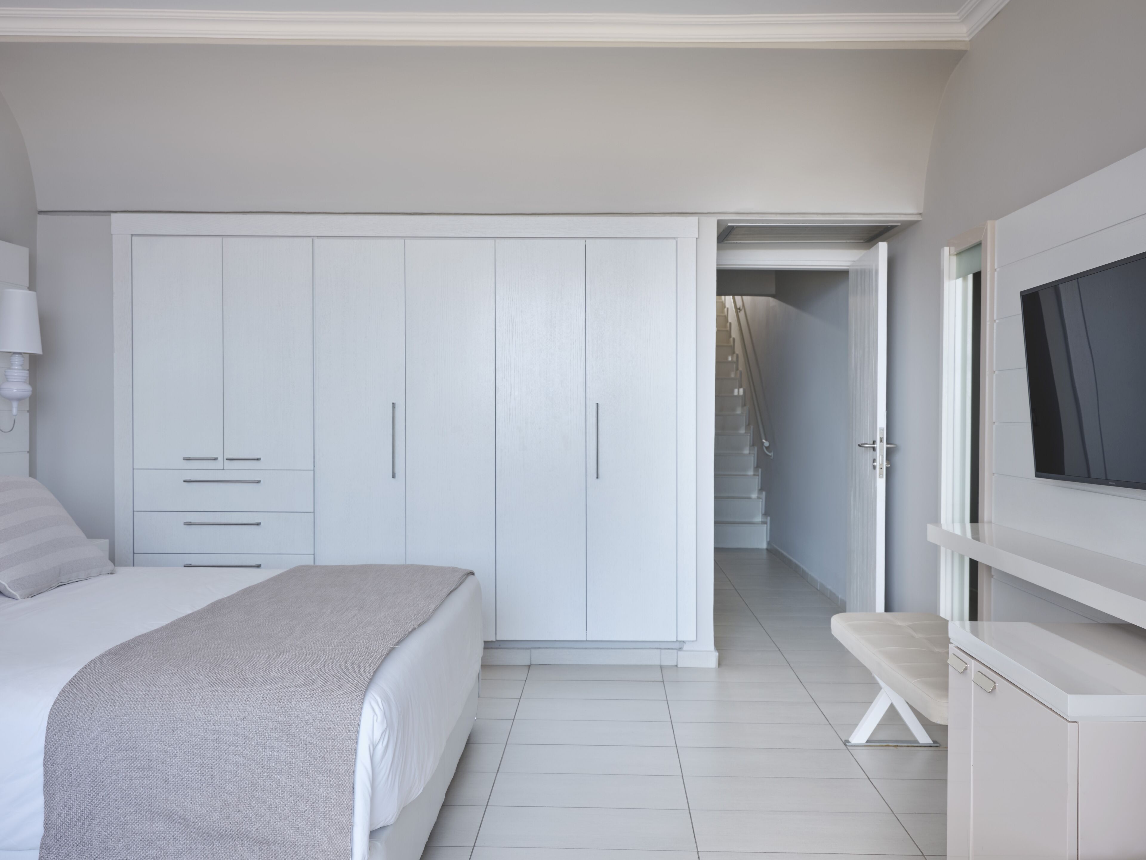 Family Suite Sea View (Maisonette) | Cortinas blackout, berços grátis, Wi-Fi de cortesia, roupa de cama