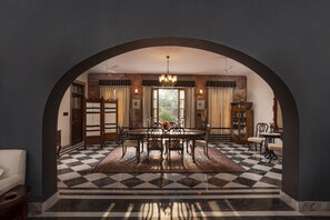 Opções para refeição no quarto