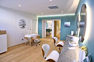 Tratamentos corporais, massagens com pedras quentes