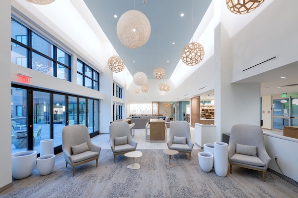 Sala de estar do lobby