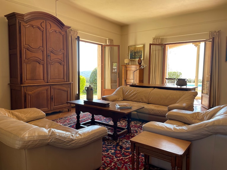 An Oasis Of Peace And Quite With Sea View On Cannes Bay - La Roquette-sur-Siagne