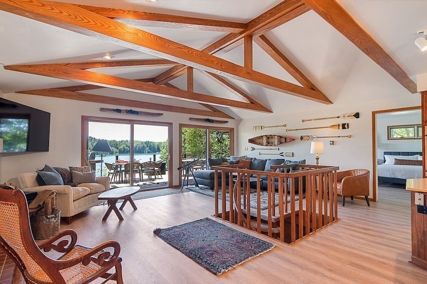 Gorgeous View Of Long Lake, Lakefrontcabin Hottub Fireplace Kayaks Paddleboards - Wisconsin