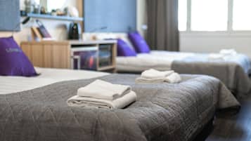Quarto Quádruplo | Wi-fi grátis, roupa de cama fornecida