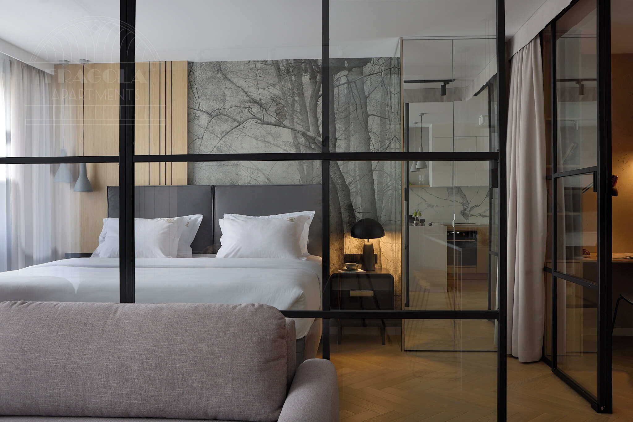 Apartamento superior, 1 quarto, terraço | Roupas de cama premium, individualmente decorados
