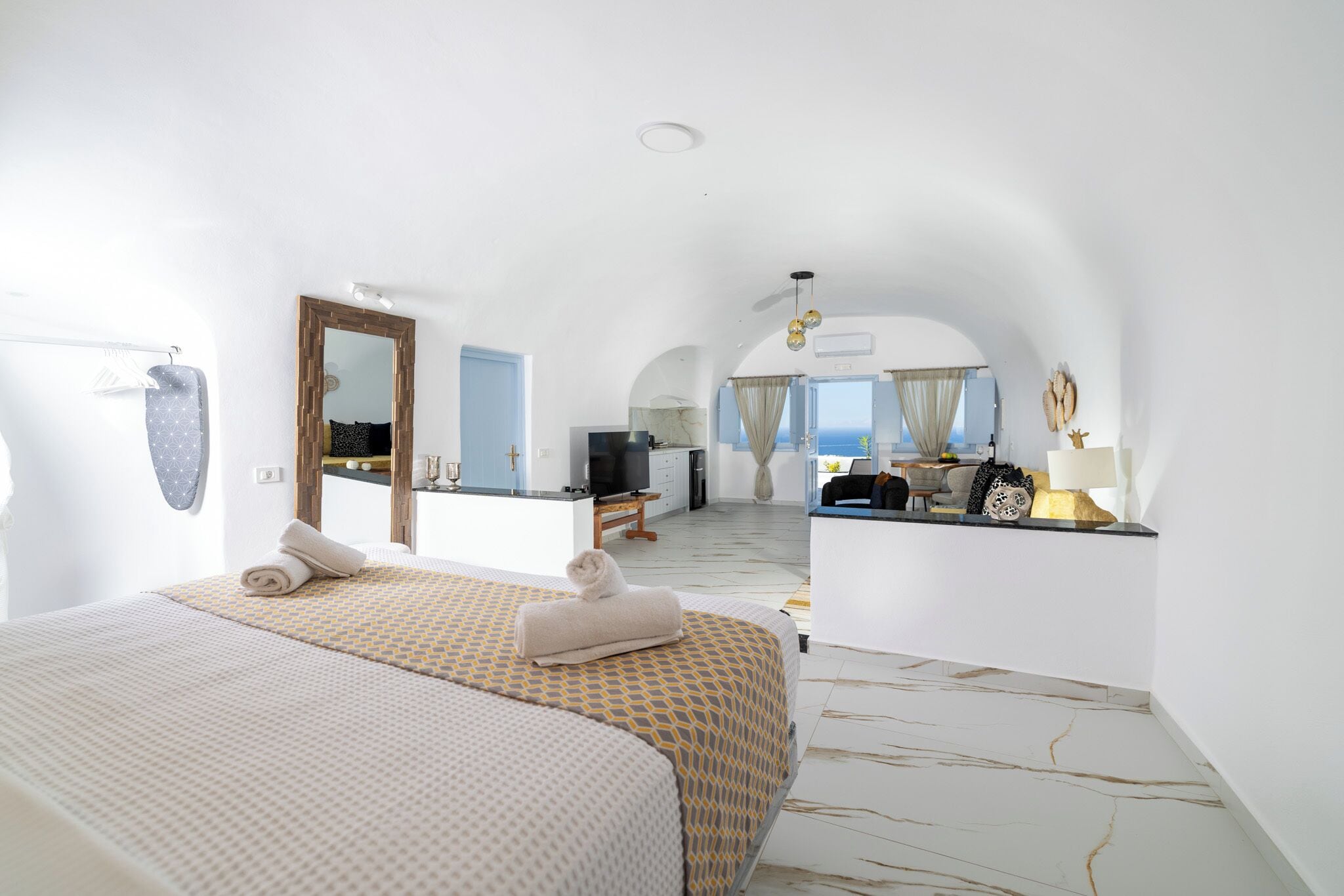 Villa Royal, vista para o mar | 1 quarto, lençóis de algodão egípcio, roupa de alta qualidade 
