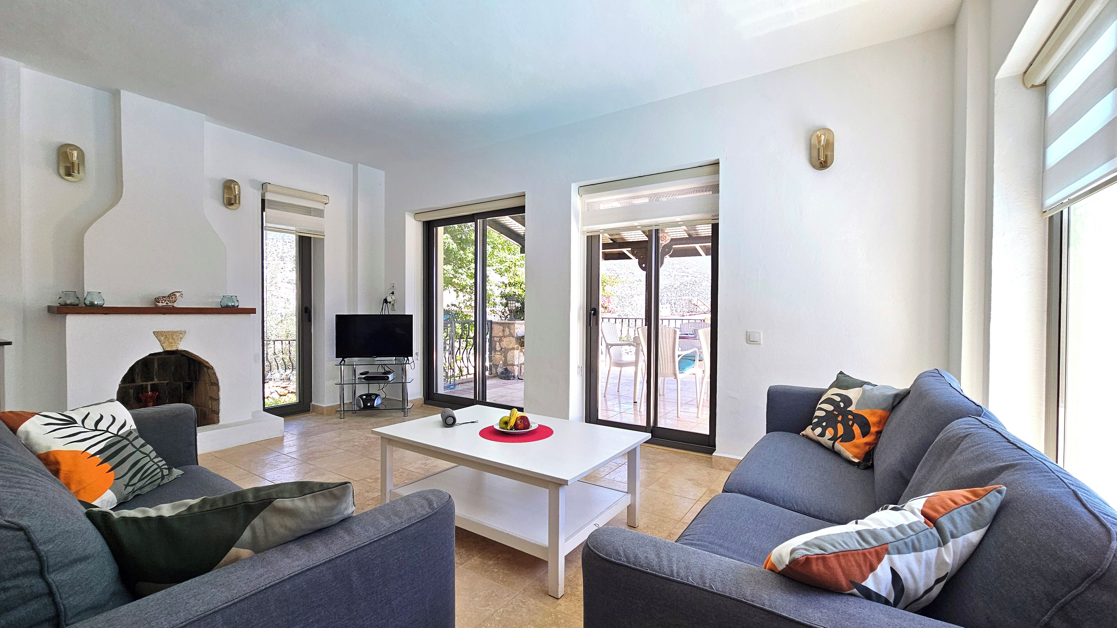 Modern Three Bedroom Stone Villa With Large Private Pool, Roof Terrace & Garden. - Kalkan