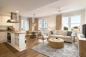 Suite Premier, 2 quartos (Residence, 2 Kings) | Secretária, ferro/tábua de engomar, Wi-fi grátis 
