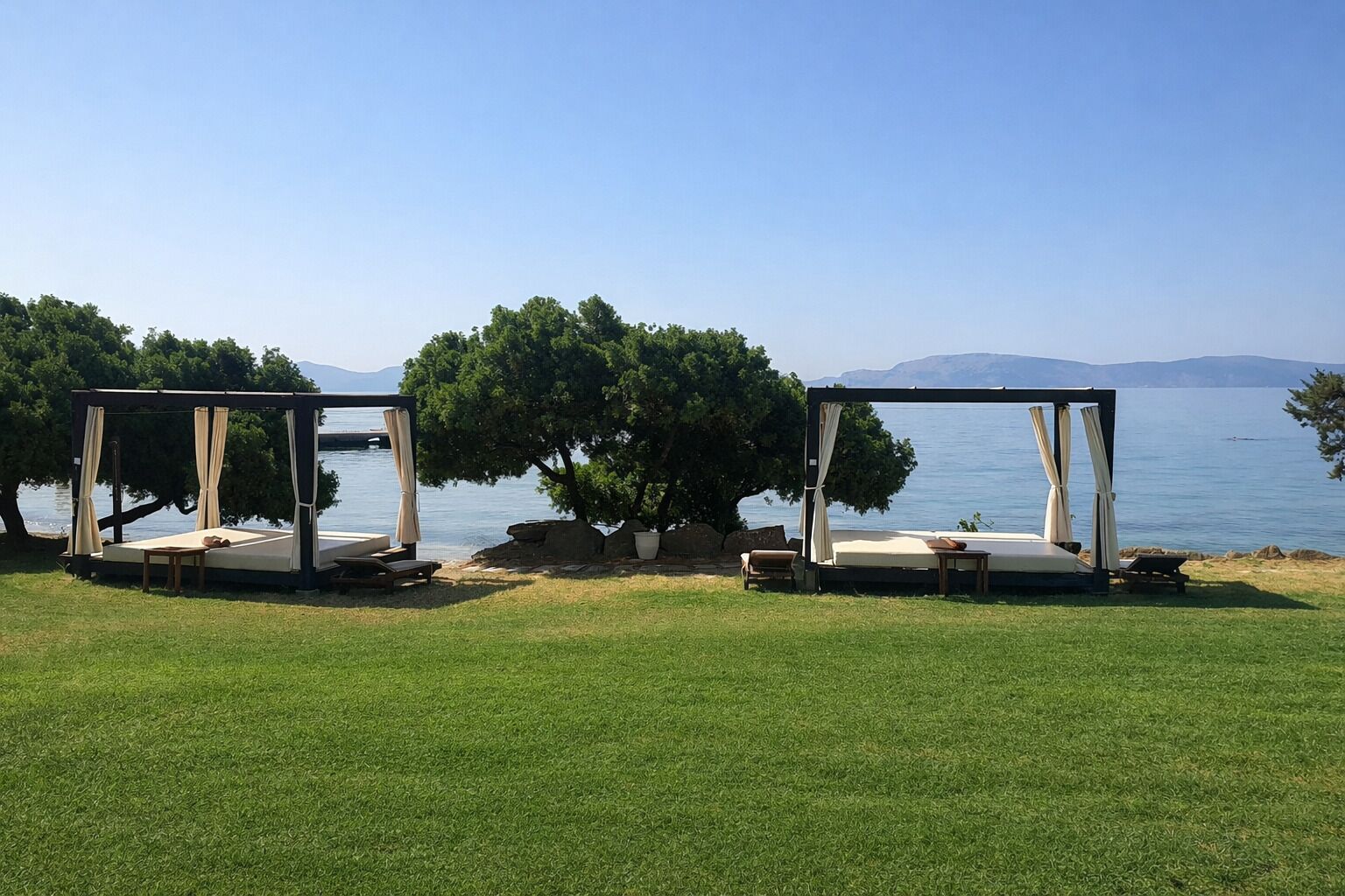 Vista para praia/oceano