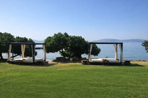 Vista para a praia ou o mar