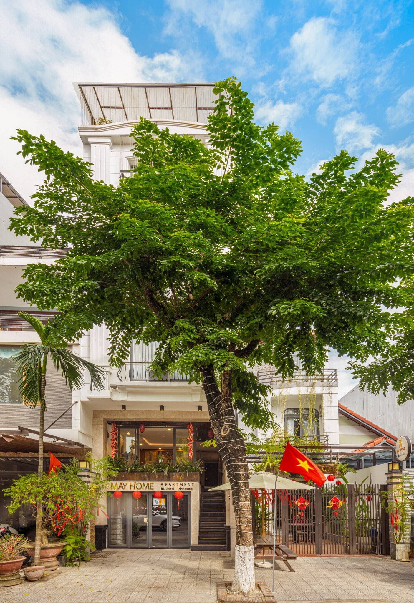 Entrada do alojamento