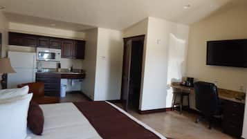 Suite Empresarial, acessível, cozinha | Roupa de alta qualidade, secretária, quartos insonorizados