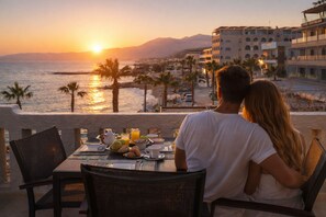 Estúdio, vista para o mar | Terraço/pátio interior