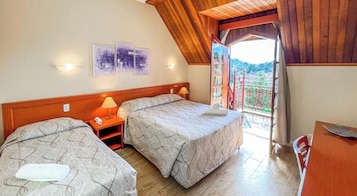 Quarto triplo luxo | Cortinas blackout, roupa de cama