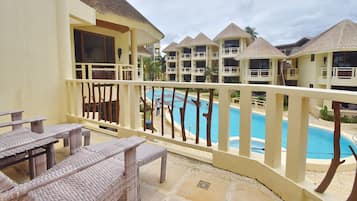 Quarto (Casita Honeymoon Suite - Beachfront) | Vista da varanda