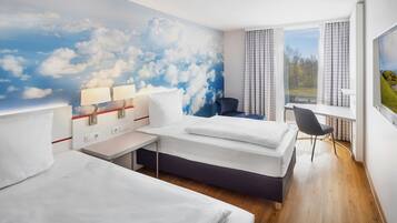 Quarto duplo | Roupas de cama antialérgicas, quartos à prova de som