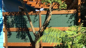 Cabana de Madeira Deluxe | Terraço/pátio interior