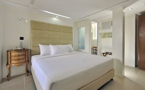 Suíte estúdio | Roupas de cama premium, frigobar (abastecido com alguns itens grátis)