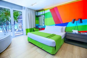 Suíte premier, 1 cama King, vista para a praia | Vista do quarto