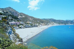 Vista para a praia ou o mar
