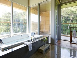 Artigos de higiene pessoal grátis, um secador de cabelo, chinelos 