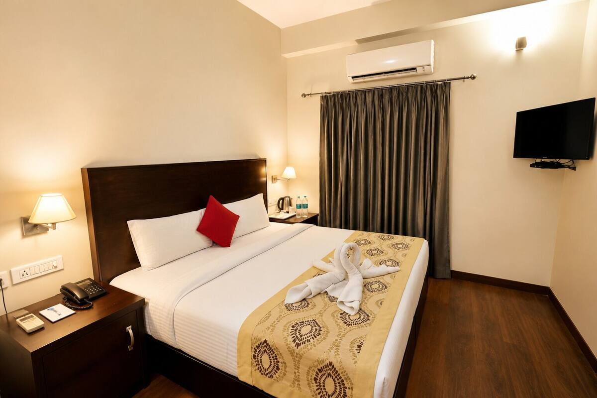 Quarto casal superior | Roupas de cama premium, individualmente decorados