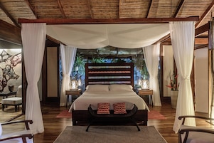 Vila, vista para o jardim | 1 quarto, roupas de cama premium, edredons de pluma