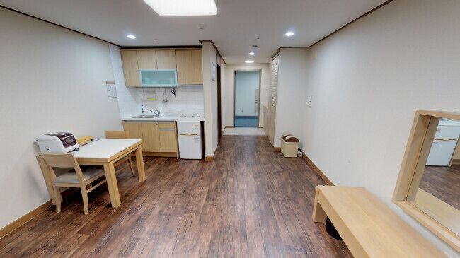 [Valley Condo] Valley Standard Ondol 16 PY | Secretária, internet com fios grátis, roupa de cama fornecida 