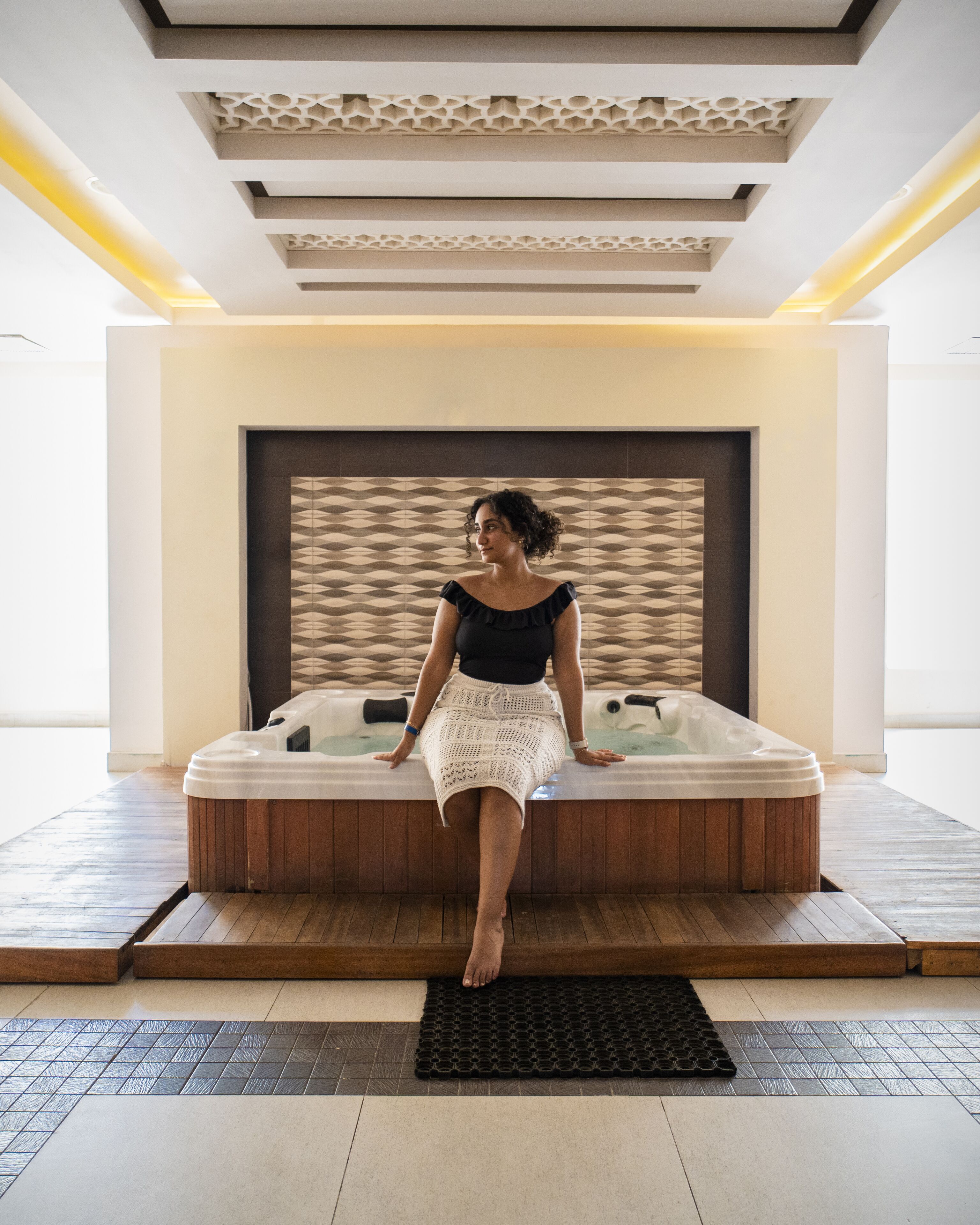 Sala(s) para tratamentos a casais, sauna, banho turco, hammam 