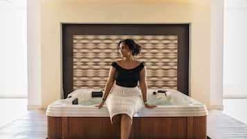 Sala(s) para tratamentos a casais, sauna, banho turco, hammam