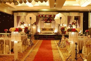 Área interna para casamento