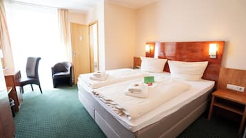 Quarto Duplo | 1 quarto, quartos insonorizados, Wi-fi grátis, roupa de cama fornecida