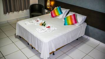 Wi-fi grátis, roupa de cama fornecida