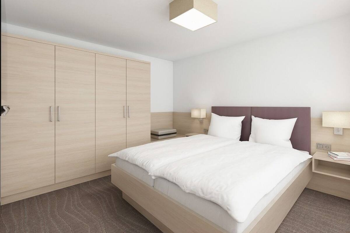 Quarto Familiar, 2 quartos, varanda, vista para a montanha (Arnika) | Roupa hipoalergénica, cofre no quarto, Wi-fi grátis 