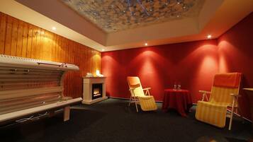 Sauna, aromaterapia, tratamentos faciais, reflexologia, massagens
