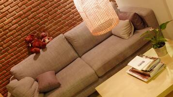 Área de estar no saguão