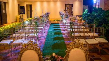 Espaço exterior para banquetes