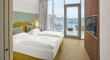 Suite Premium | Minibar, cofre no quarto, secretária, cortinas/cortinados opacos