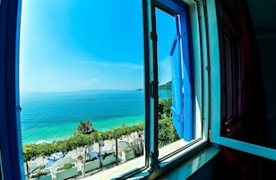 Quarto Standard, várias camas, vista para o mar | Vista do quarto